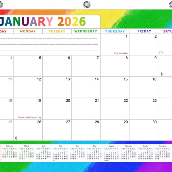 Pelican Industrial | Office | 226 Calendar 2 Months Student Calendar ...